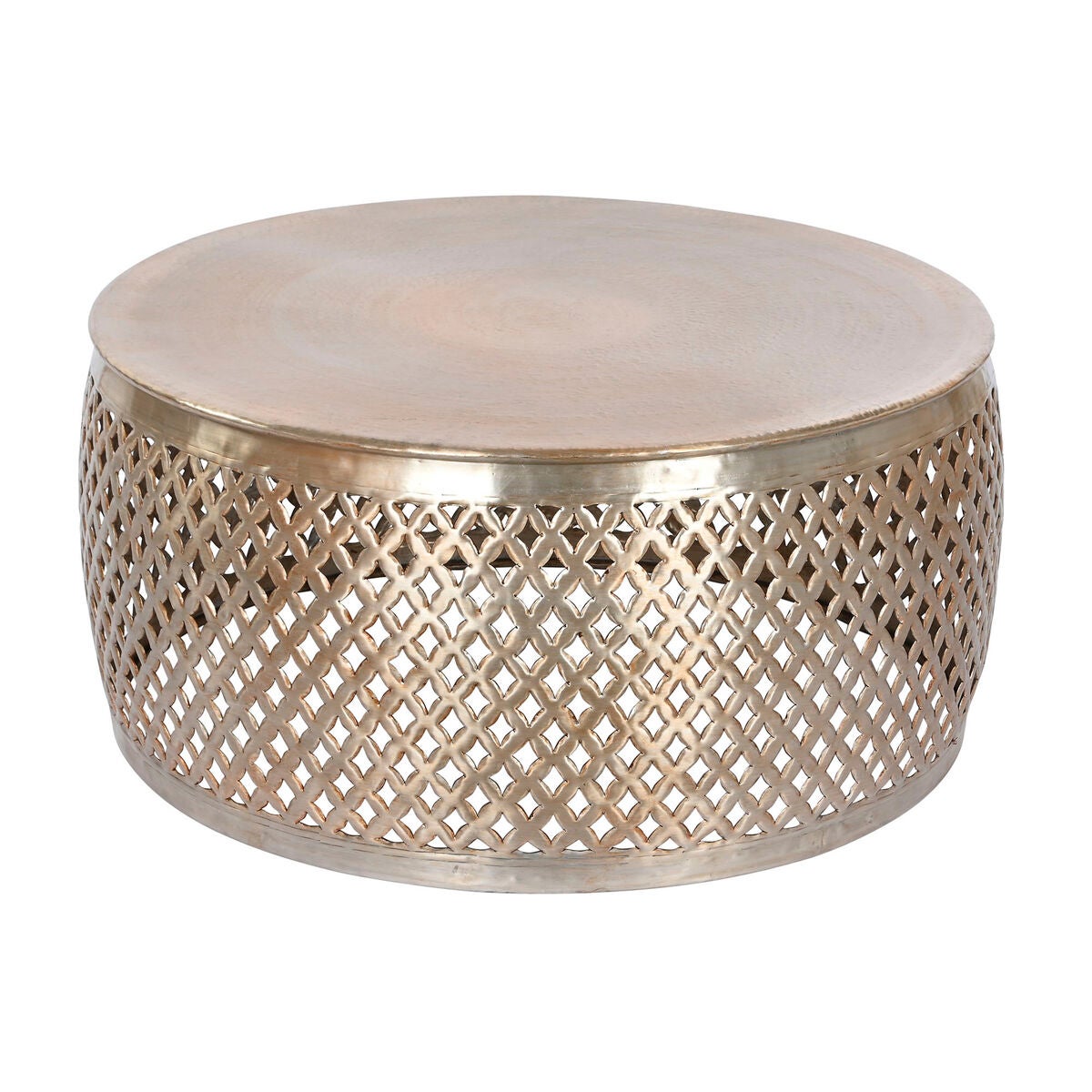 Table Basse Home ESPRIT Aluminium 82 x 82 x 38 cm | Leroy Merlin