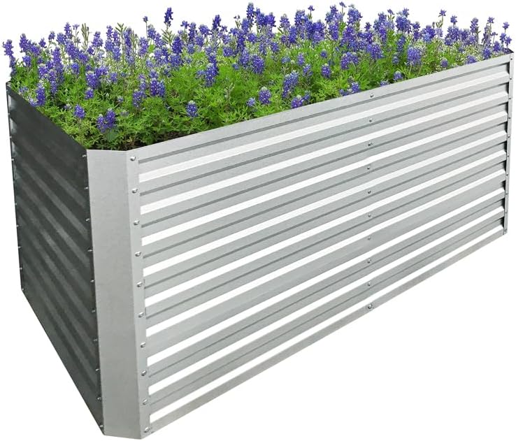 Plate-bande surélevée L 180 cm x l 90 cm x H 90 cm Plate-bande potagère ...