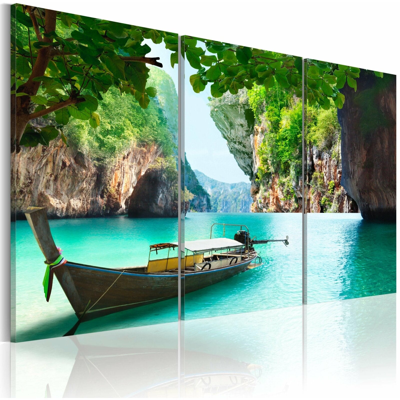 Tableau voyage solitaire - 90 x 60 cm | Leroy Merlin