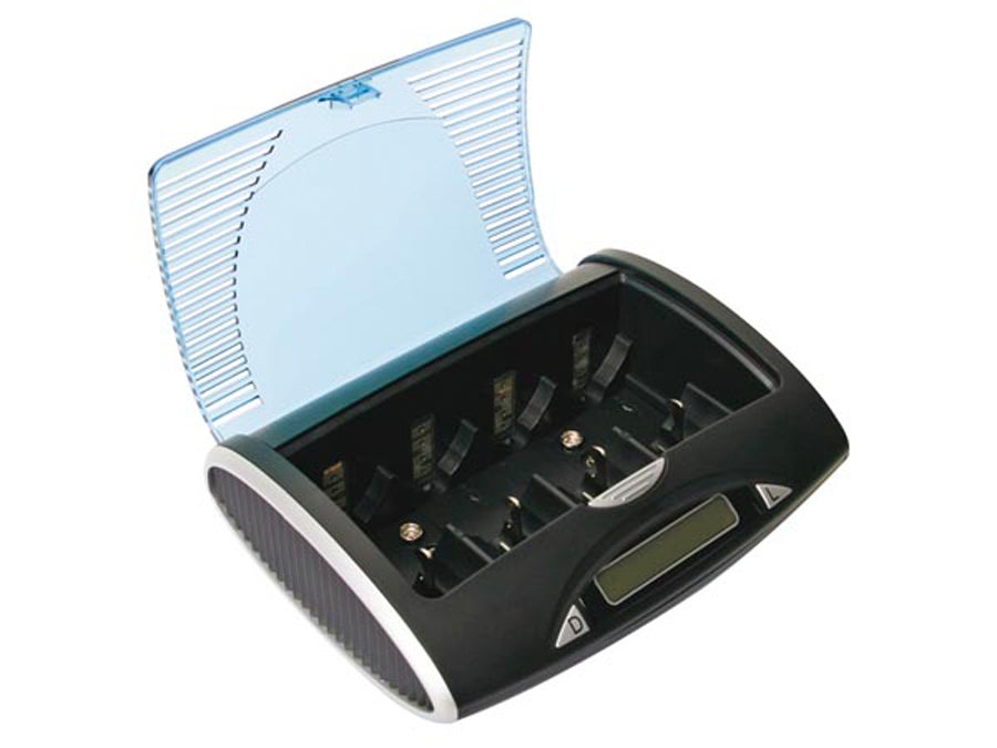 CONECTICPLUS Chargeur-dechargeur rapide universel accus NIMH afficheur ...