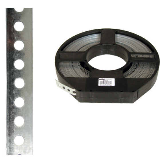 Bande de fixation 26 mm en fer pour la fixation de tuyaux et conduits ...