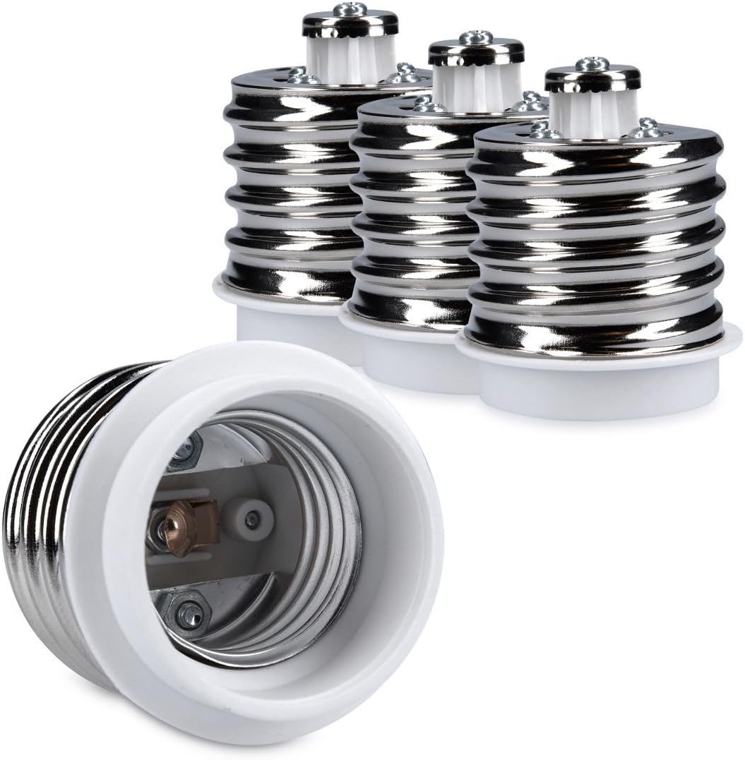 4x adaptateur de douille - Convertisseur de douilles E40 vers E27 - Adaptateur de support de ...