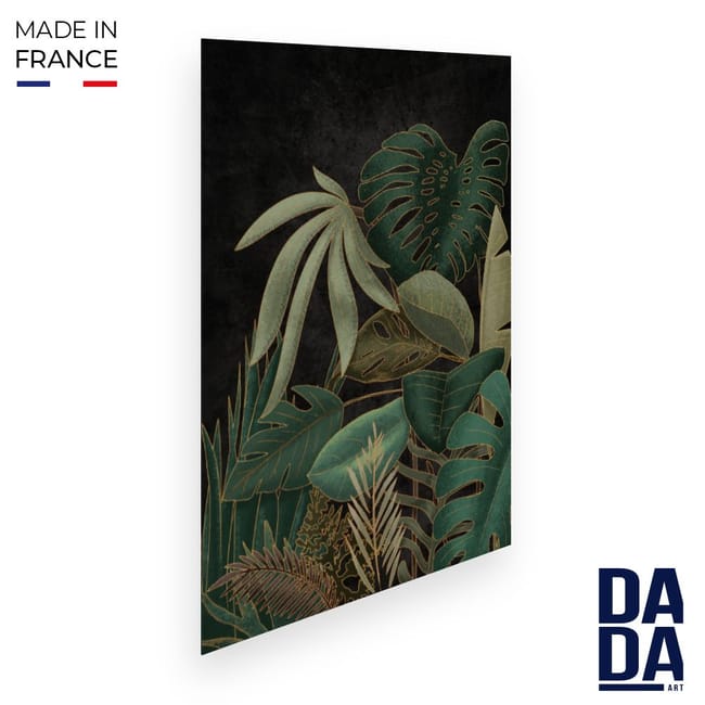 Affiche Feuillage Exotique 60x80cm Fabriqué En France Dada Art