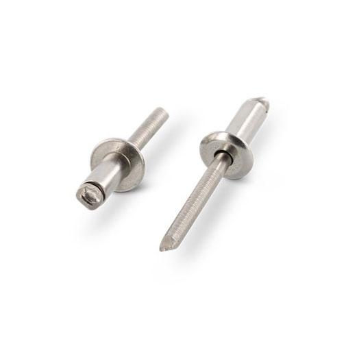 RIVET POP INOX A4 AISI 316 Ø 4.8 x 16 - 500 Rivets Aveugles | Leroy Merlin