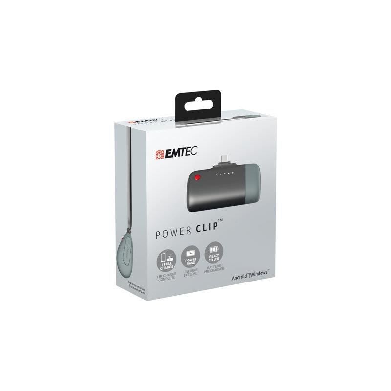 Power Bank Power Clip U400 Android Windows Emtec | Leroy Merlin