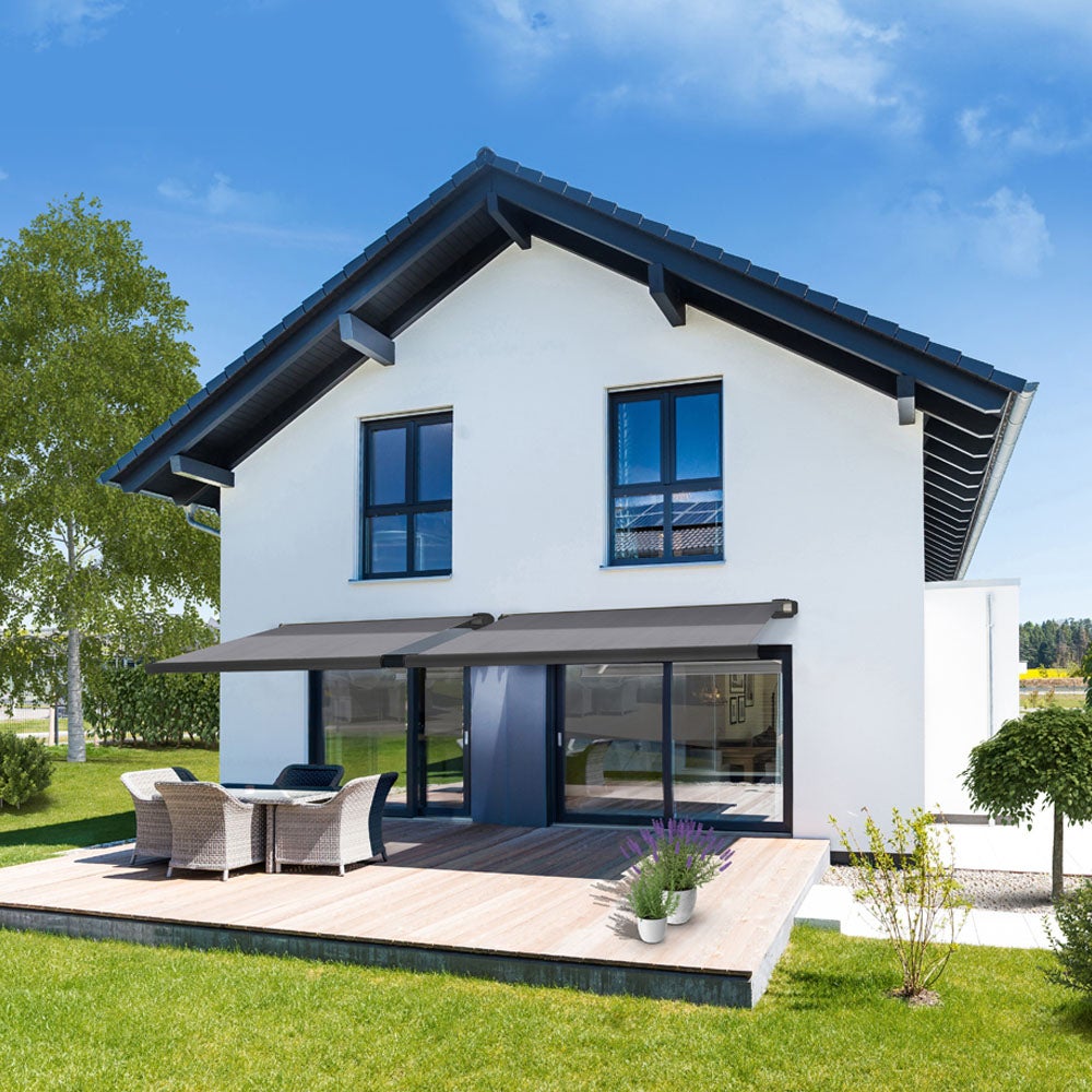 Store banne LED électrique é cassette compléte HOME DELUXE ELOS ...