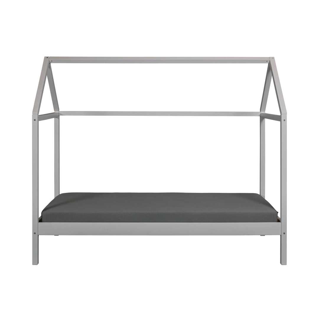 SunRoad lit maison, 90x200cm gris. | Leroy Merlin