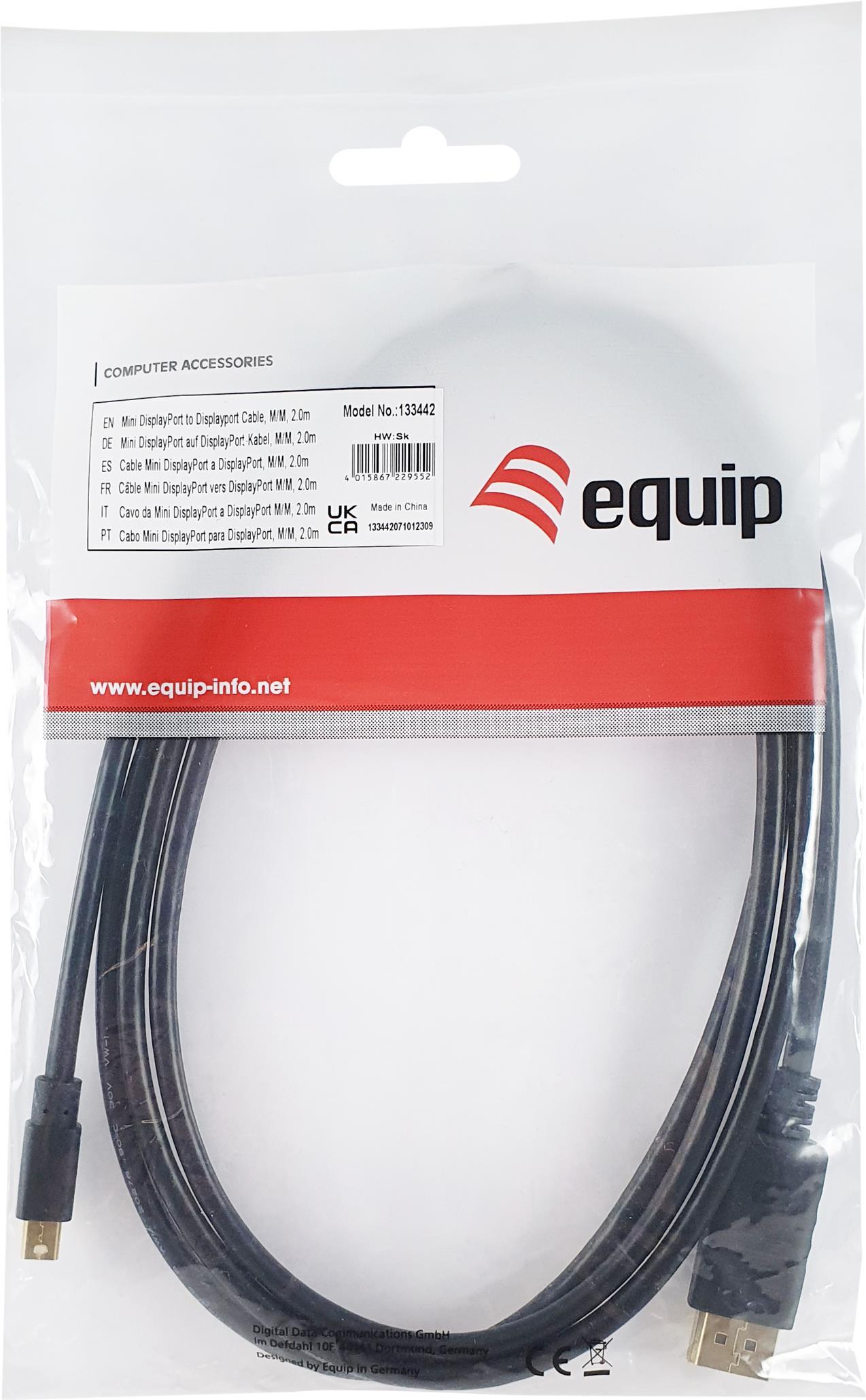 Cble mini displayport vers displayport 4k | Leroy Merlin