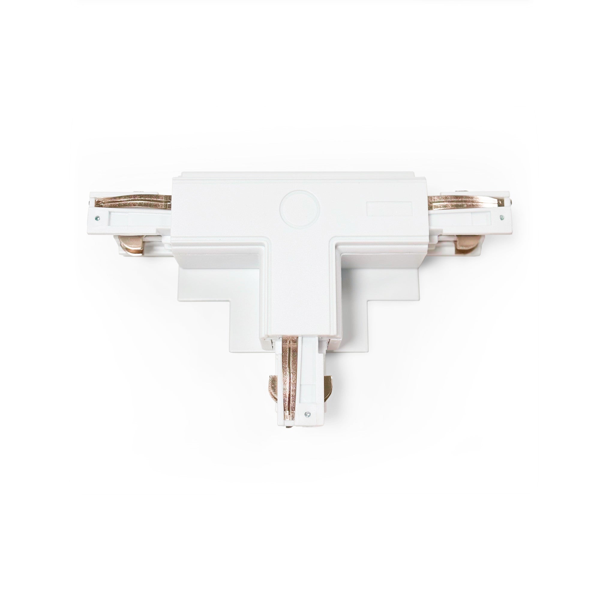 Unión rígida en T para carril trifásico empotrable - IZQUIERDA - Blanco ...