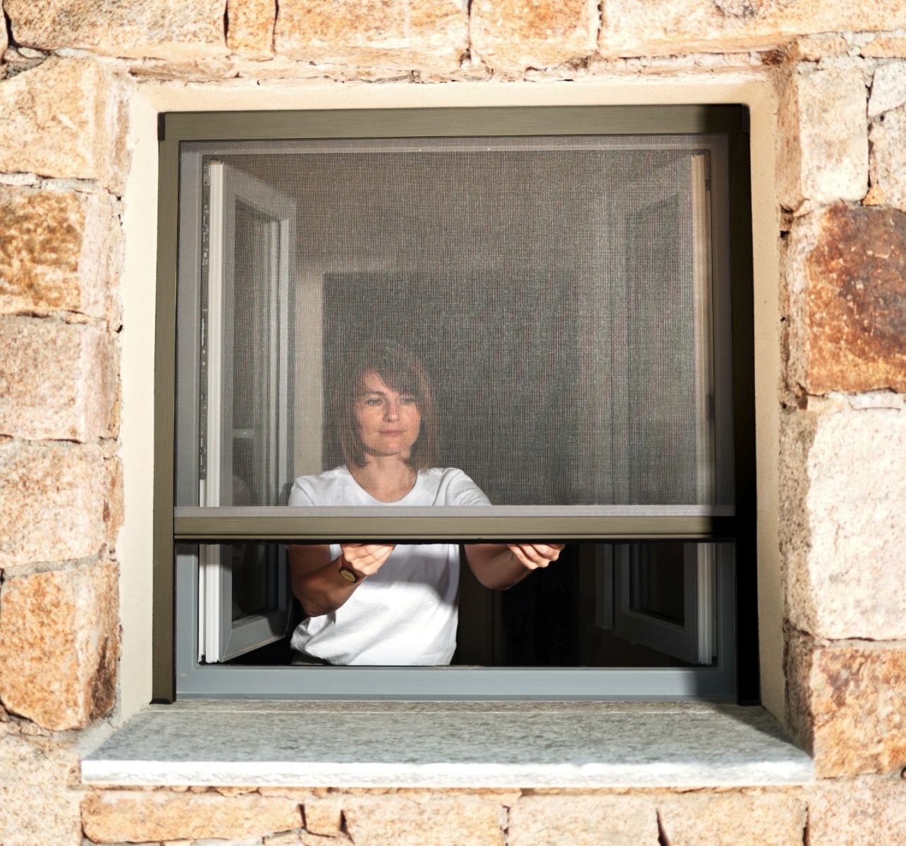 AVOSDIM Mosquitera Enrollable Recortable LUXE - L 150 x Al 160 cm ...