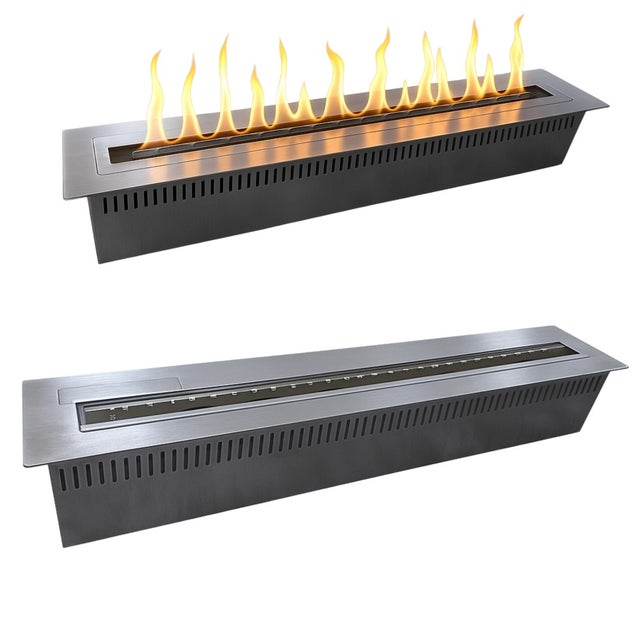 Chimenea de bioetanol empotrada: Calor sin humo