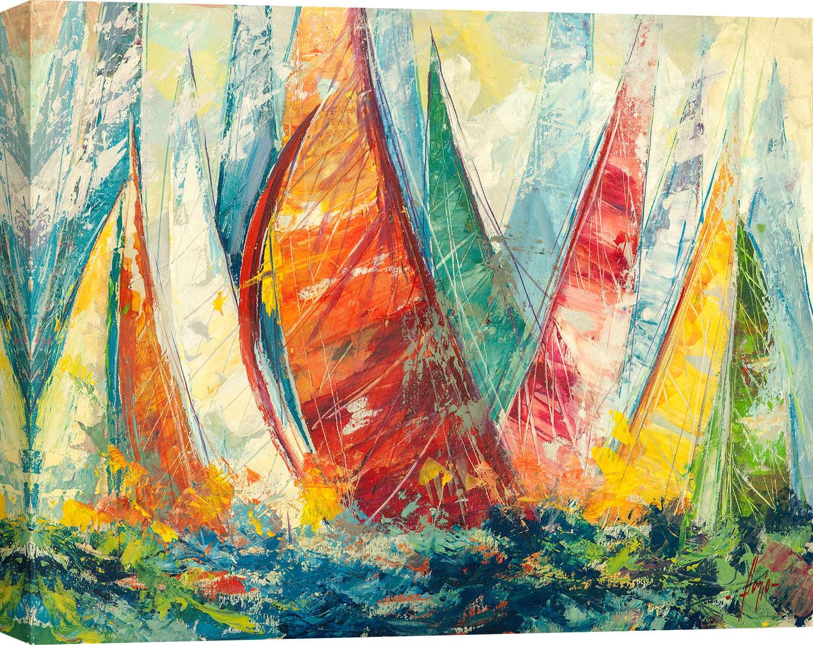 Cadre Bateaux à voile, impressions murales - impression sur toile ...