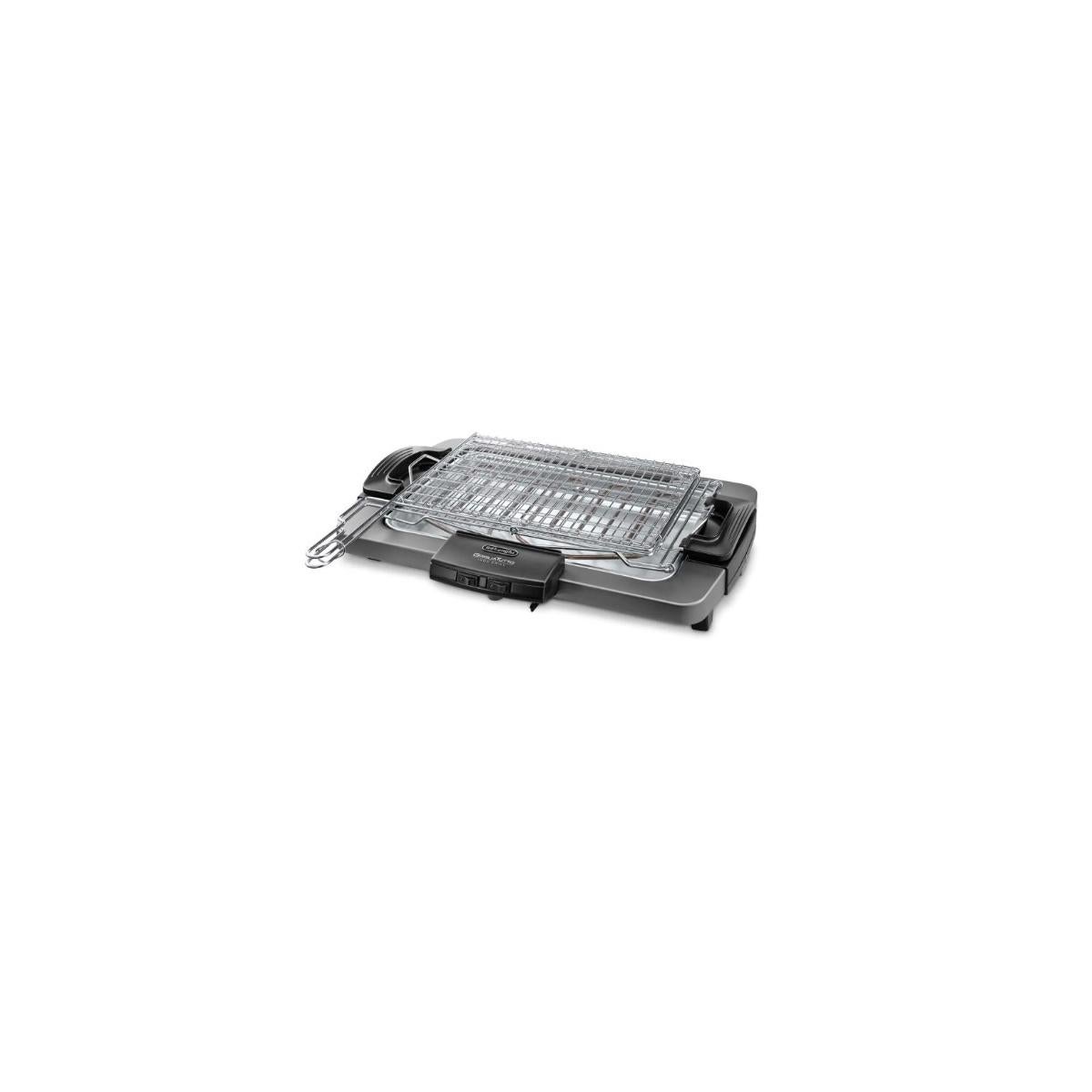 De Longhi BQ80.X Barbecue Elettrico 2450 W 3 Livelli Potenza 41x28 cm ...