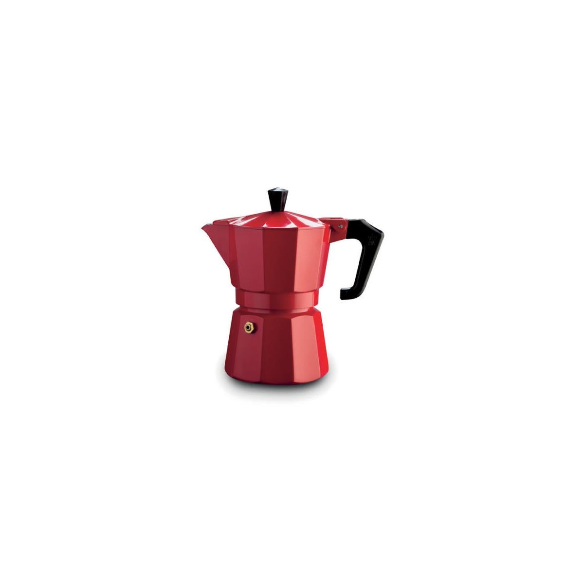 PEZZETTI Italexpress Cafetera italiana 0,15 L Negro, Rojo | Leroy Merlin