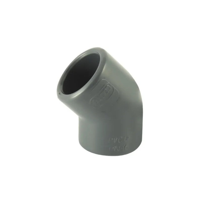 Coude PVC pression 45° diamètre 32 mm, femelle femelle | Leroy Merlin