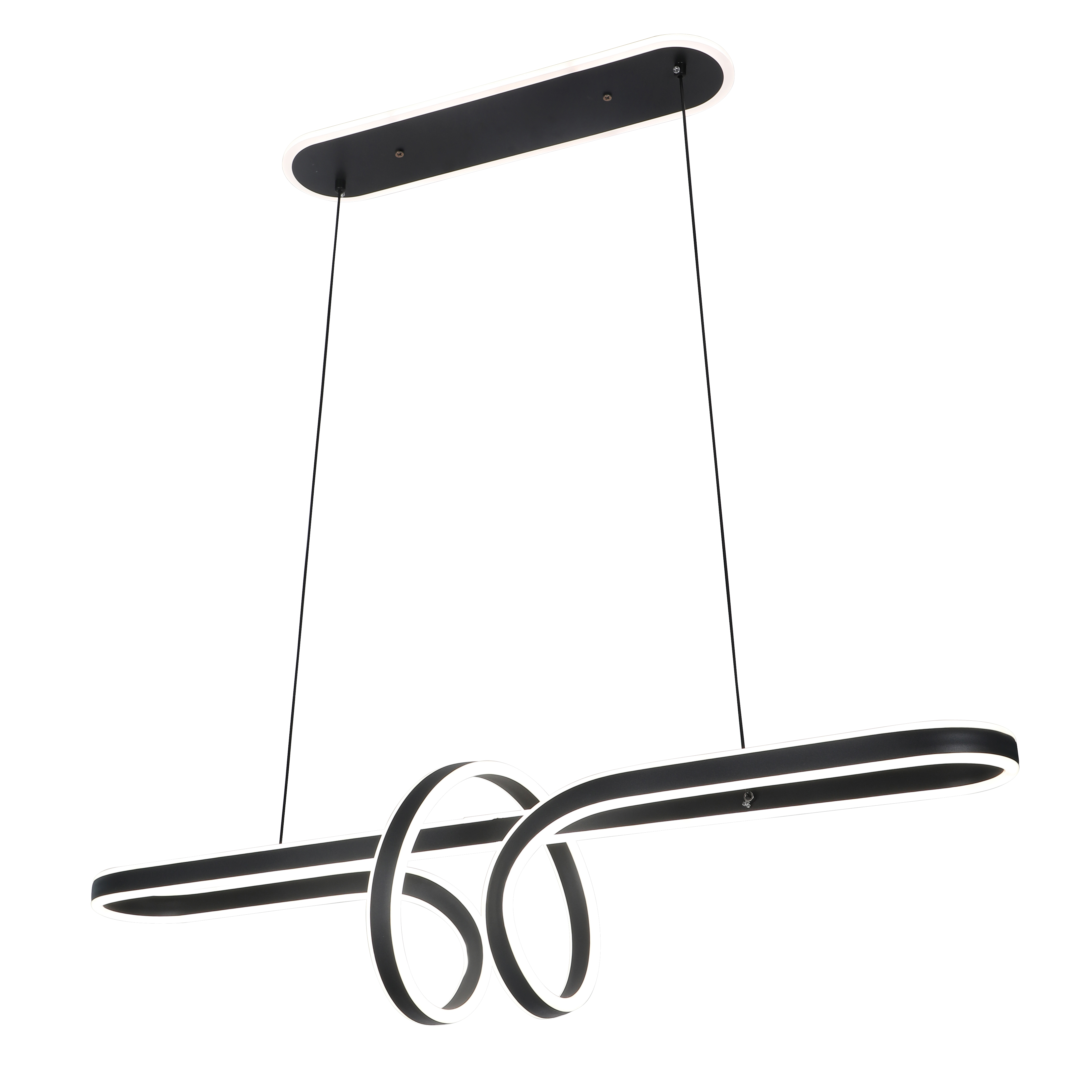 Suspension Nantes Noir 122w 3000-4000-6000k Regx100 | Leroy Merlin