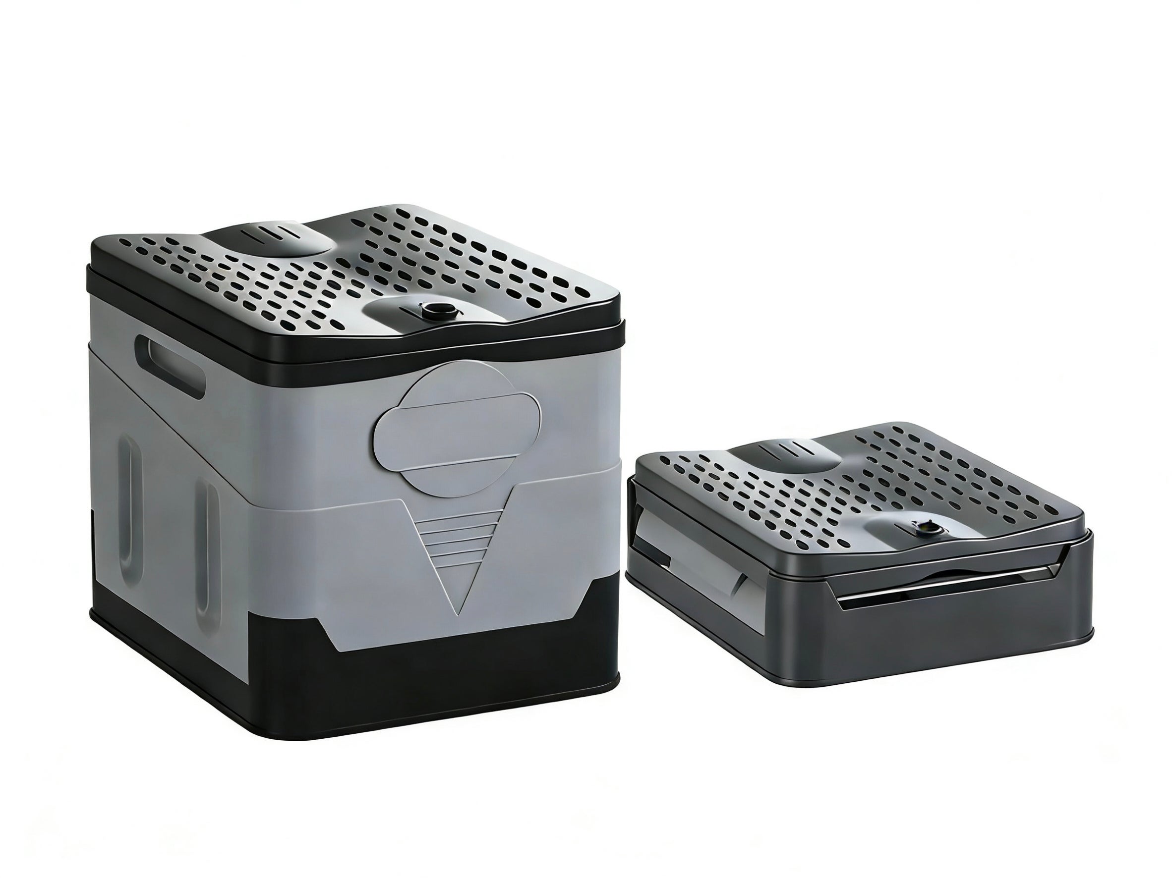QWINERN WC pieghevole grigio Seggiolino auto portatile WC mobile da ...