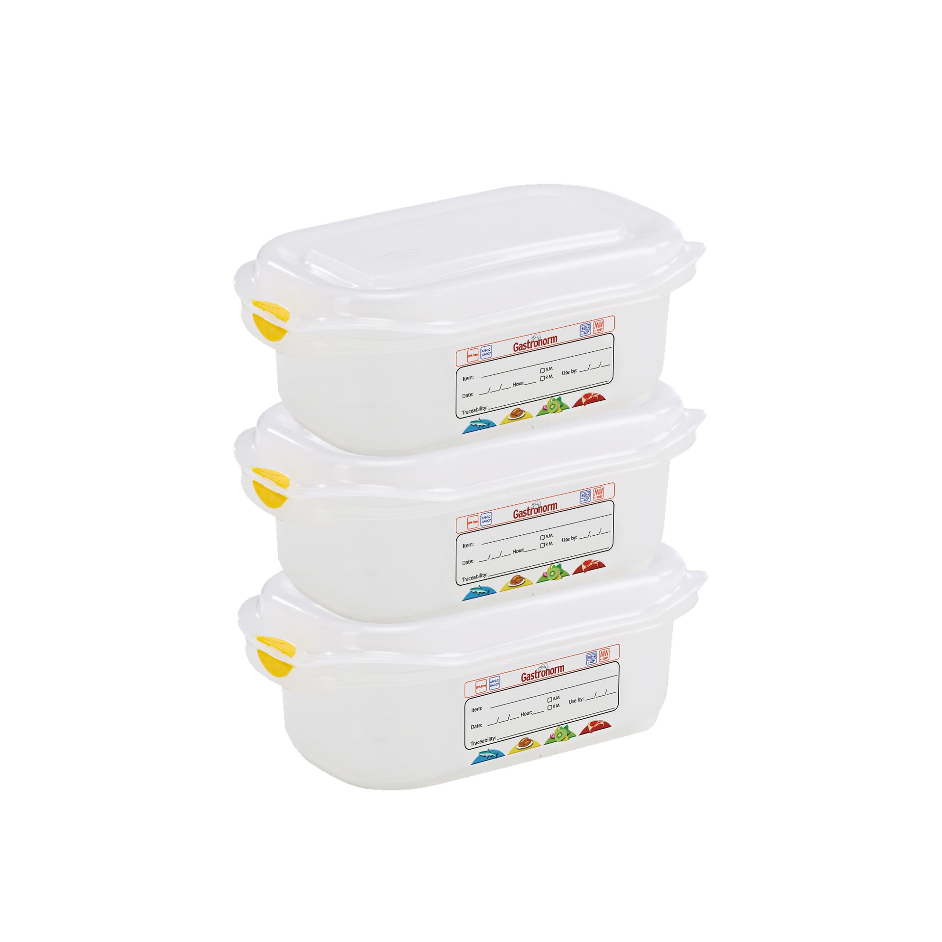 Gastronox 1/9 H65 (Lote de 3 unidades). Contenedor hermético ...