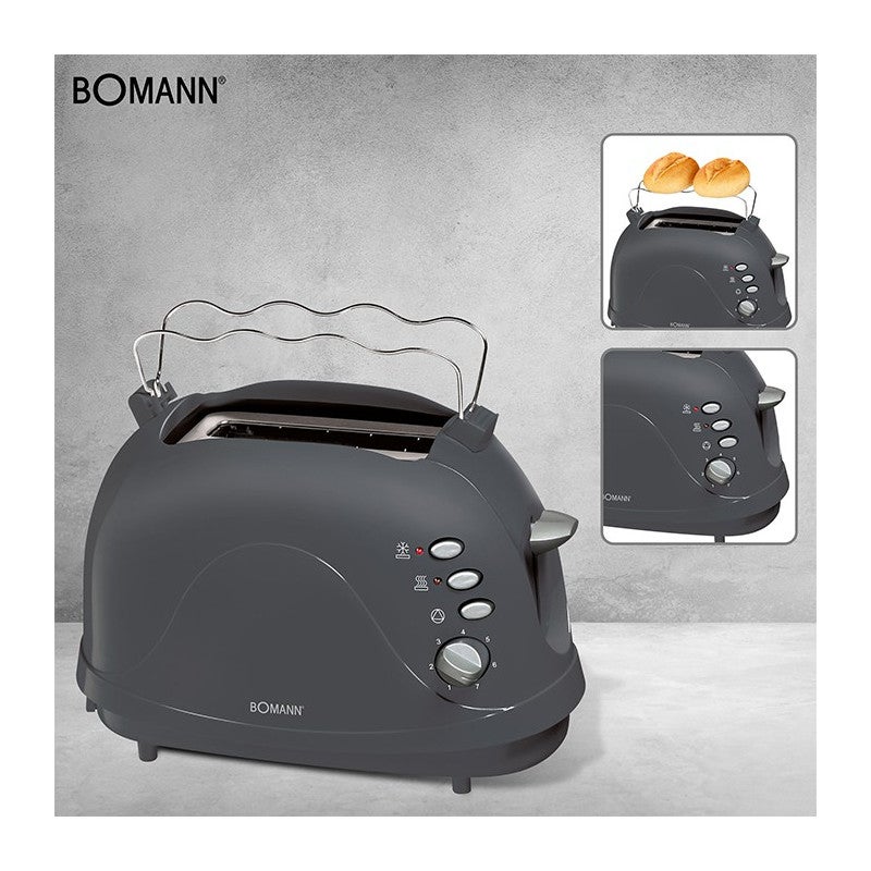 Bomann Toaster TA 246 CB Cool-Touch-Gehäuse 700 W weiß | Leroy Merlin