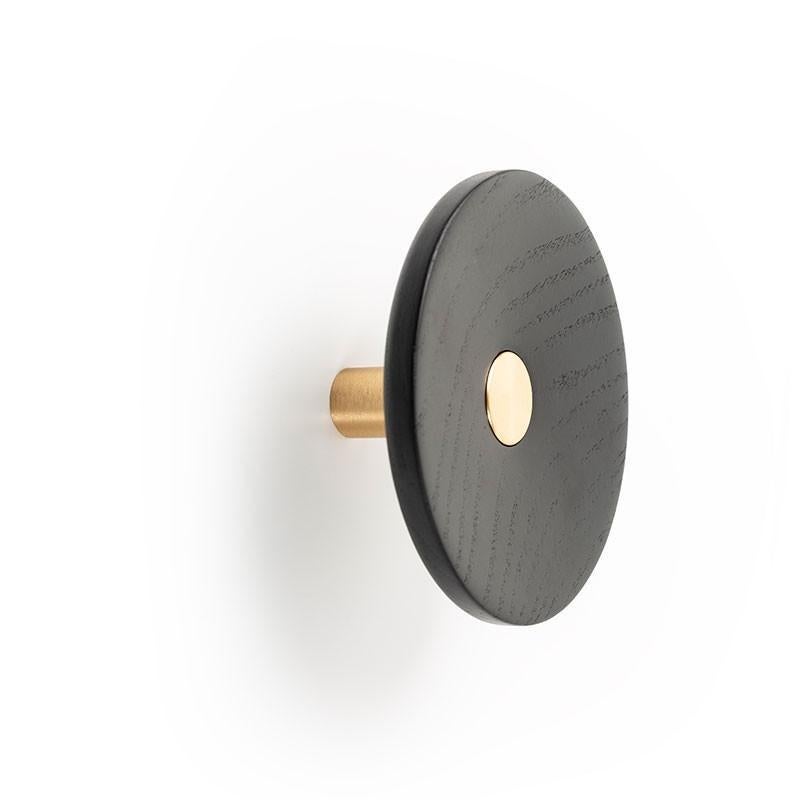 Colgador Zoot 7001-Laton oscuro cepillado / lacado negro mate / 120 mm ...