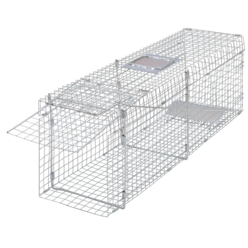 Trappola con gabbia per animali vivi galvanizzata 100 cm | Leroy Merlin
