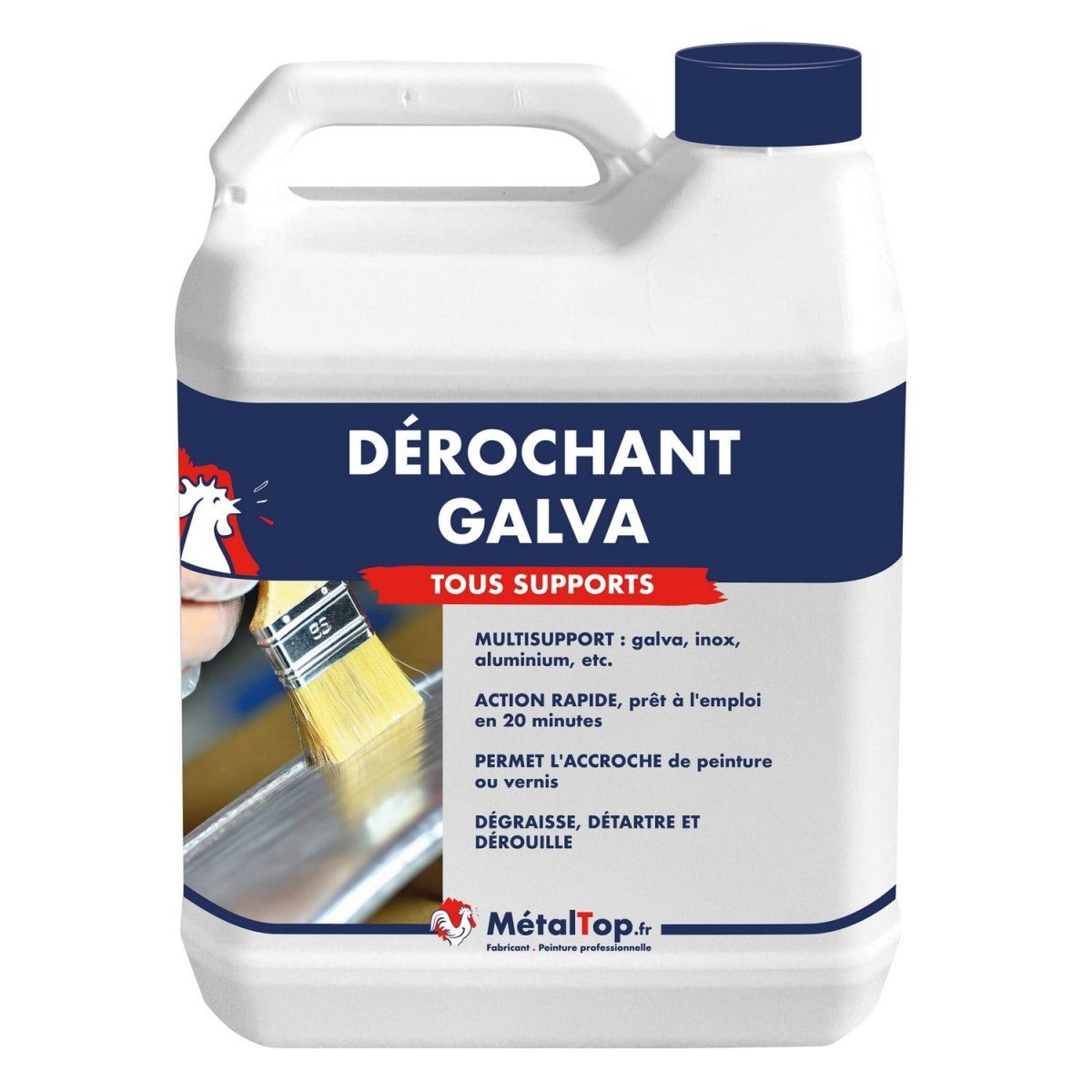 Derochant Galva Aluminium Chrome Béton - Metaltop - Incolore - RAL ...