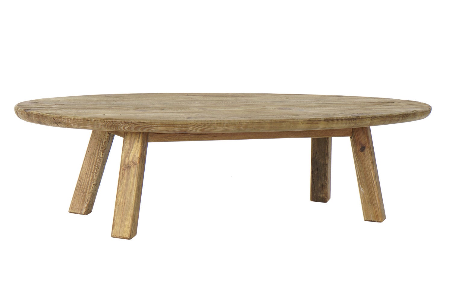 Table centrale en bois recyclé 140x60x35 naturel | Leroy Merlin