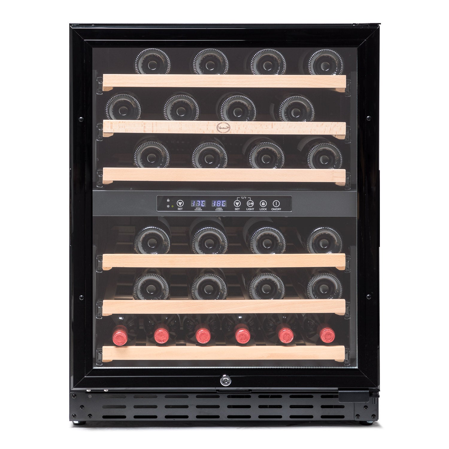 VINOBOX- cava de vino, vinoteca V50 2T Noire | Leroy Merlin