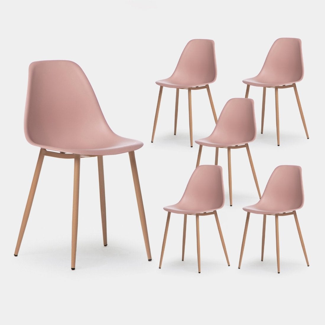 Packs 6 sillas Rosa 45 x 80 cm | Leroy Merlin