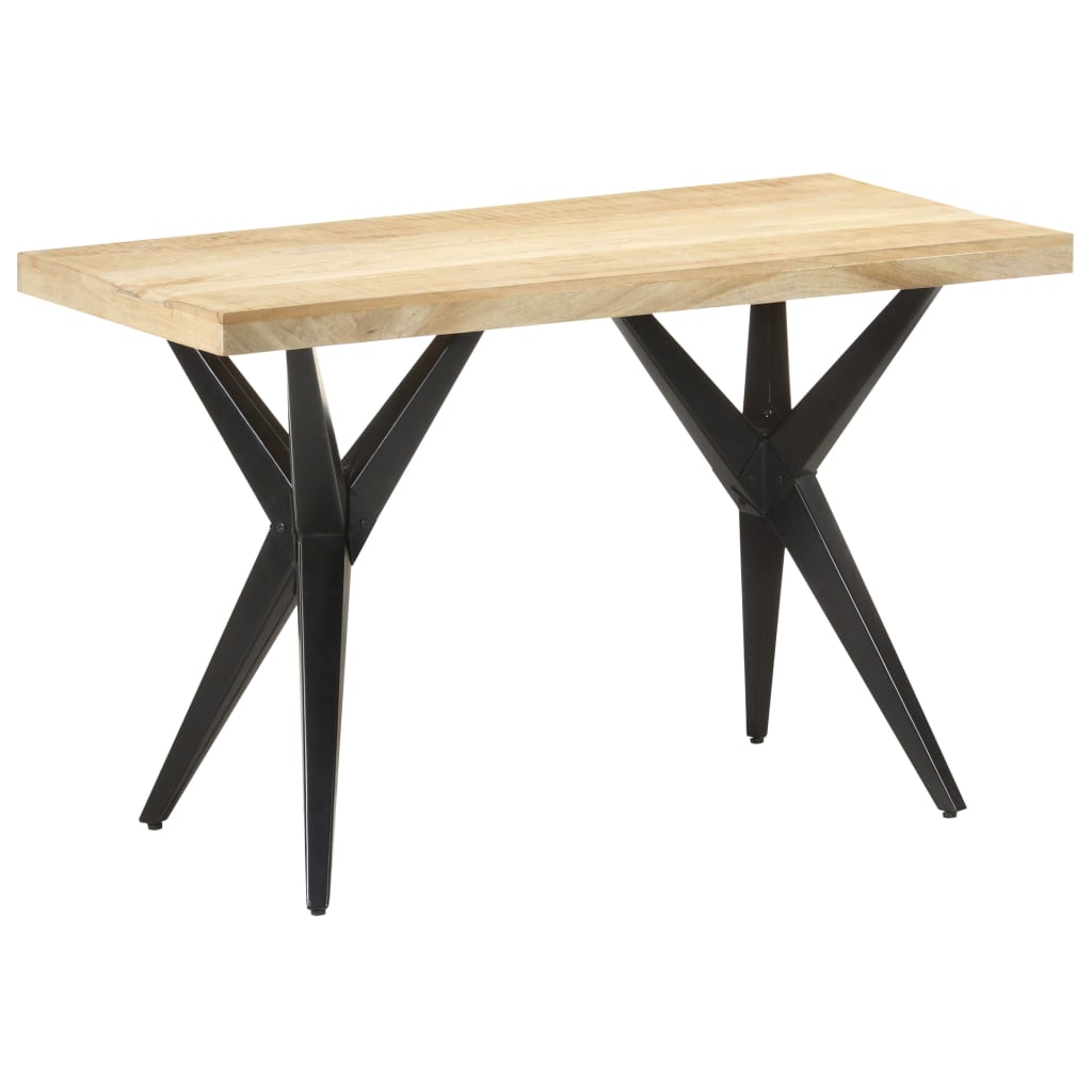Table à manger 120x60x76 cm Bois de manguier massif | Leroy Merlin