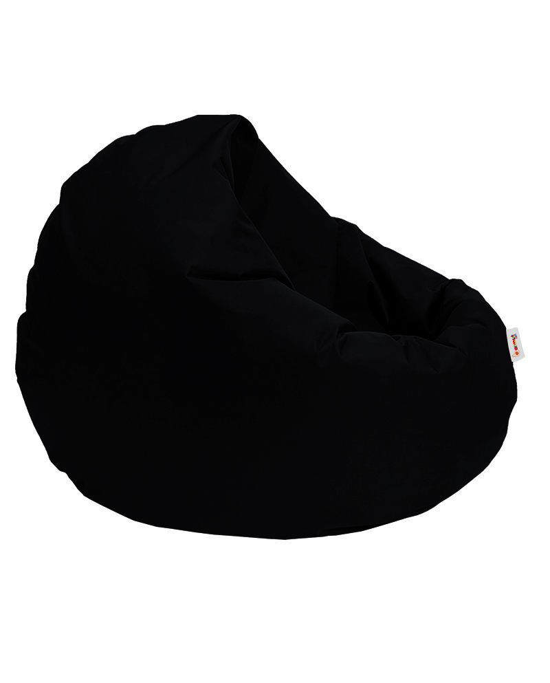 Coussin de sol / pouf Patris D100cm Tissu Noir | Leroy Merlin