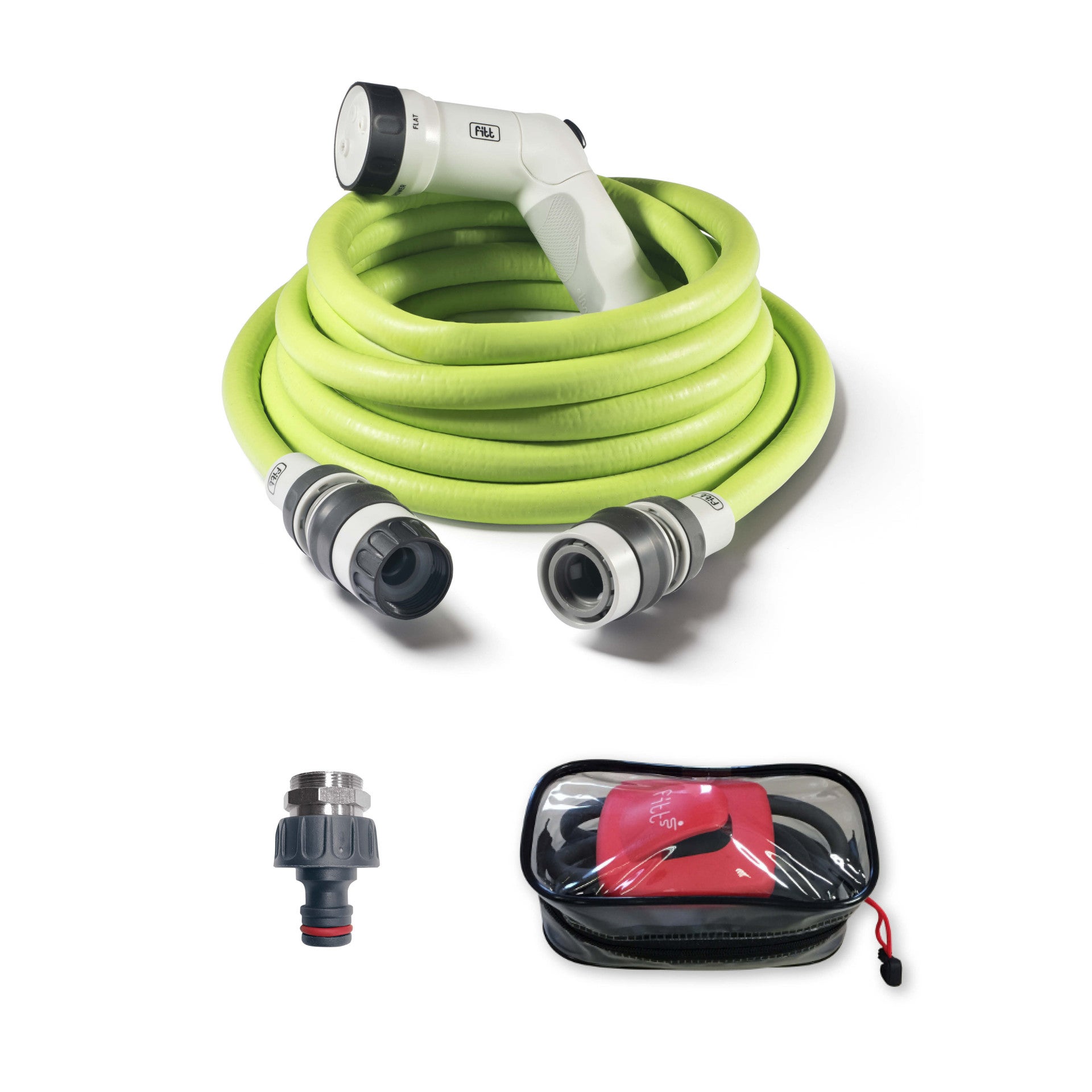 FITT IKON PLUS 15 m - Tuyau d'arrosage extensible, léger et prêt à l ...