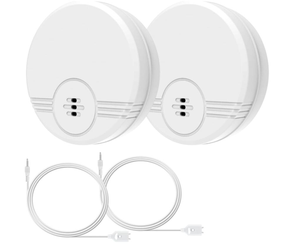 Detector de Fugas de Agua, Sensor de Fugas de Agua Conectado 2 Pack ...