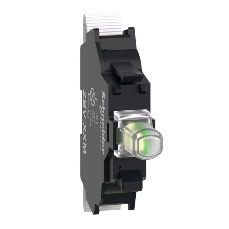 Bloc lumineux Schneider - LED intégrée verte - 24V - Ø22mm | Leroy Merlin