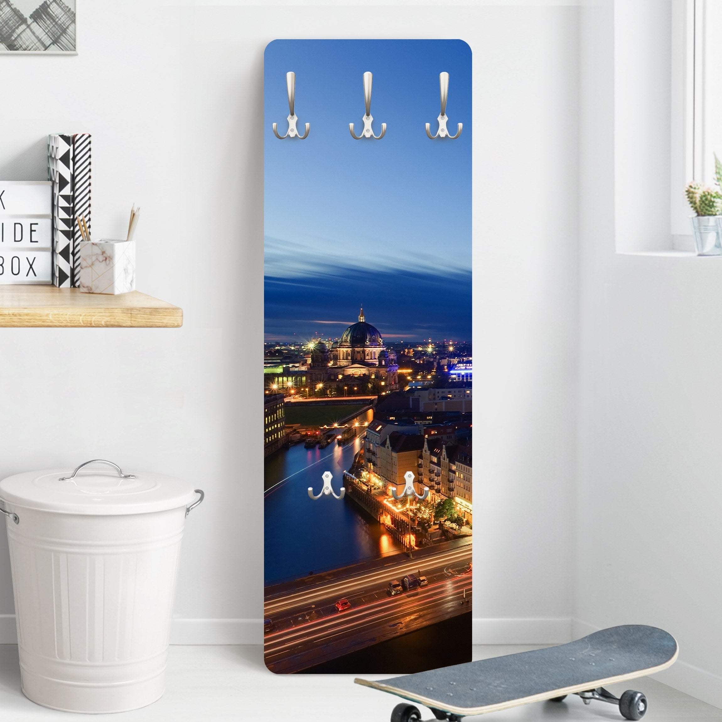 Perchero de pared motivo percha de pared madera perchero recibidor ...