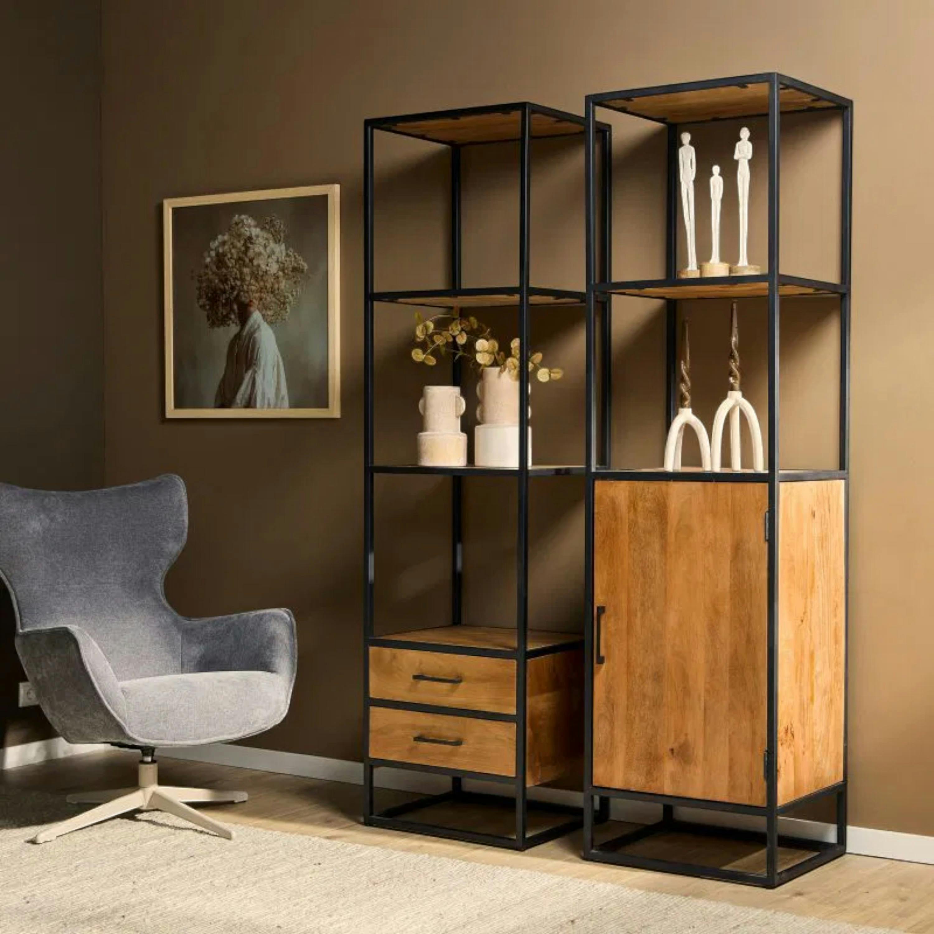 Colonne décorative en bois clair 1 porte RIVANO | Leroy Merlin