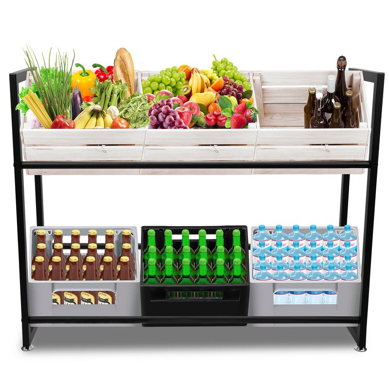 Étagère à caisses de boissons Support bouteilles Rack à boissons ...
