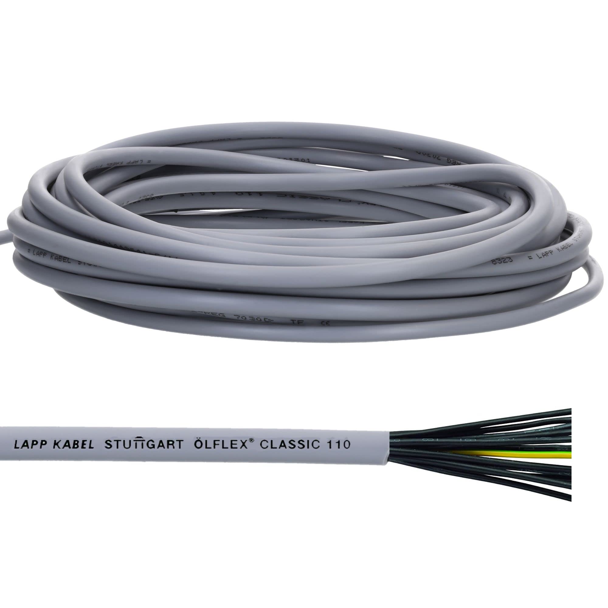 10m Lapp 1119107 Oliflex Classic 110 - Cavo di controllo in PVC, 7 x 0 ...