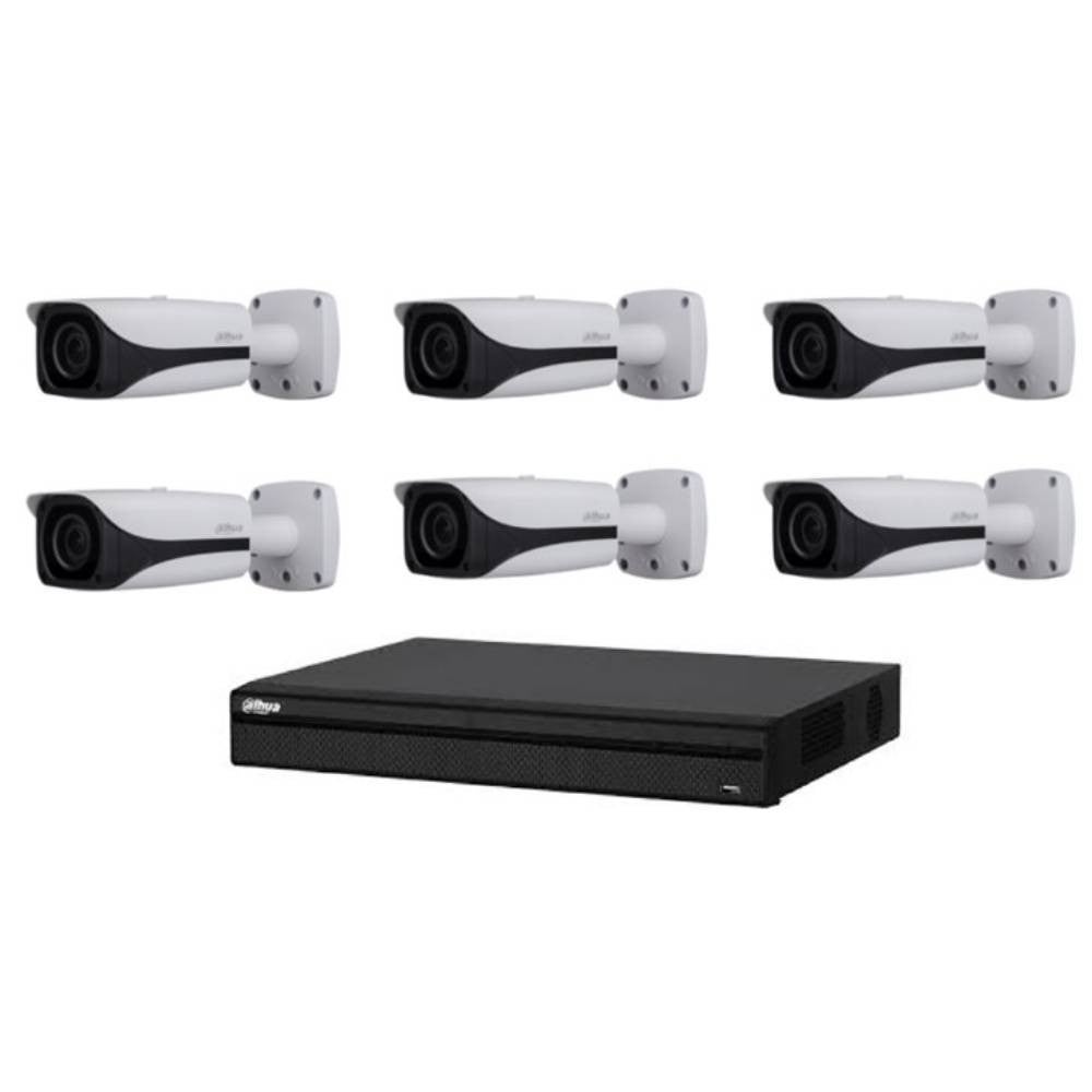 Kit Vidéosurveillance Enregistreur DVR 2 ports HDMI et 6 Caméras Box ...