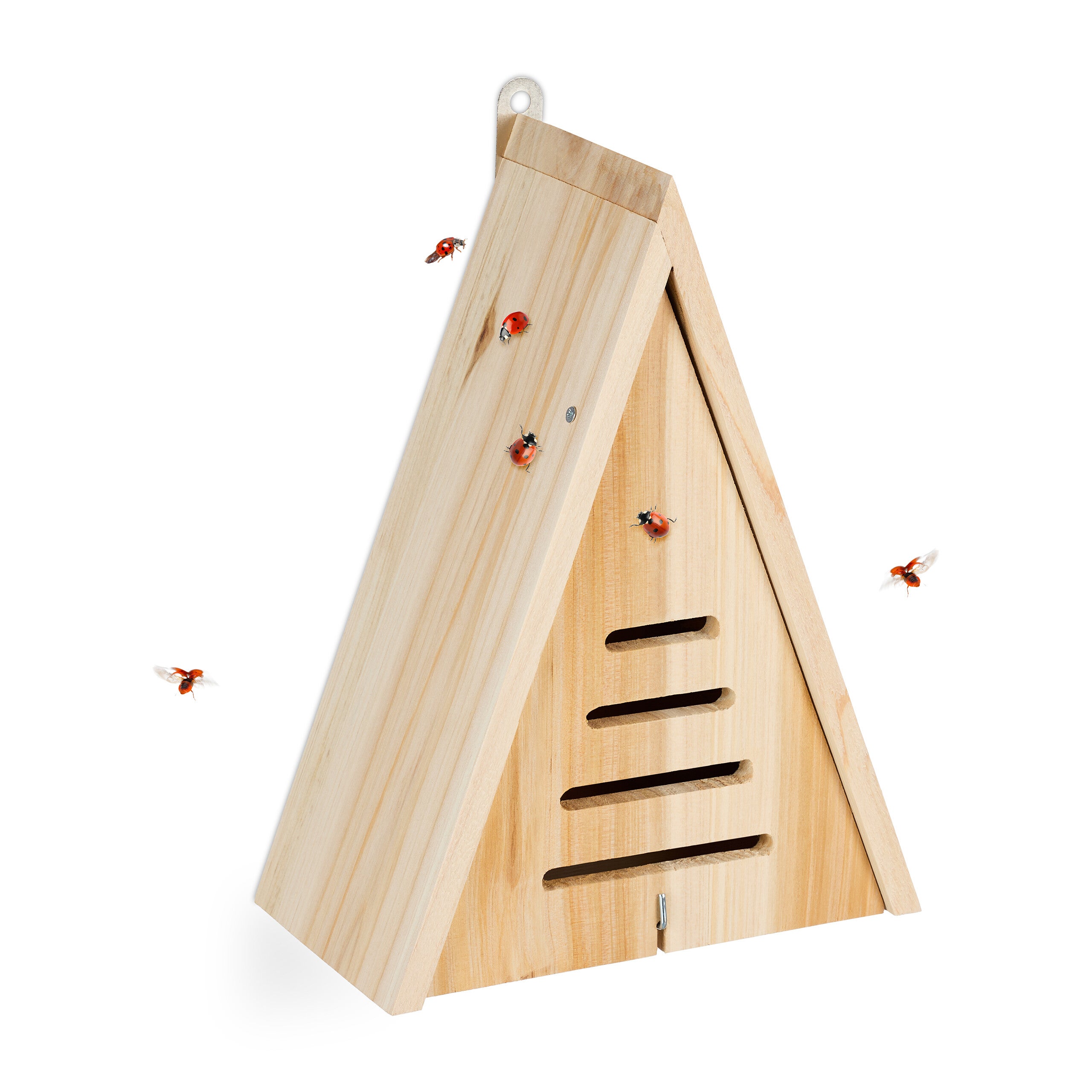Relaxdays Hôtel à insectes, à suspendre dans le jardin, en bois non ...