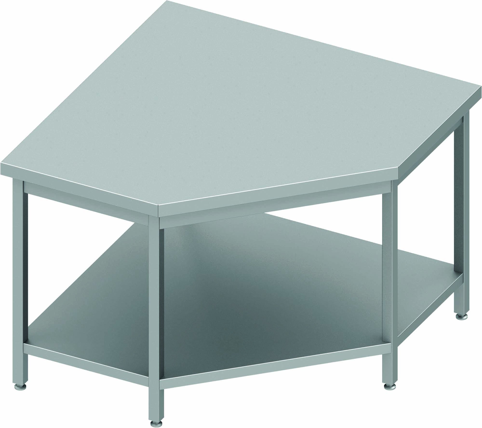 Table d'Angle Inox - Sans Dosseret - Gamme 700 - Stalgast | Leroy Merlin