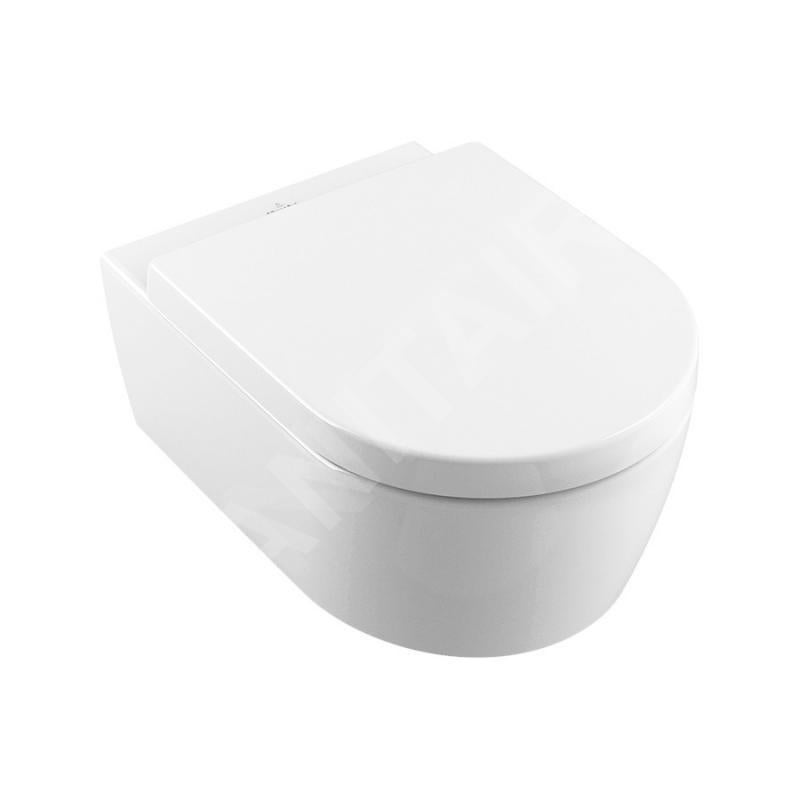 Villeroy & Boch Avento - WC suspendu avec abattant SoftClosing, DirectFlush, CeramicPlus, Stone ...