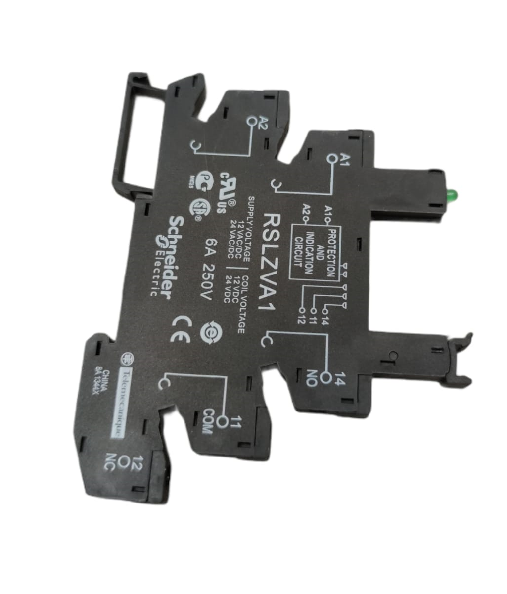 Embase - pour relais rsl - 12/24v ac/dc - borne à vis - schneider ...