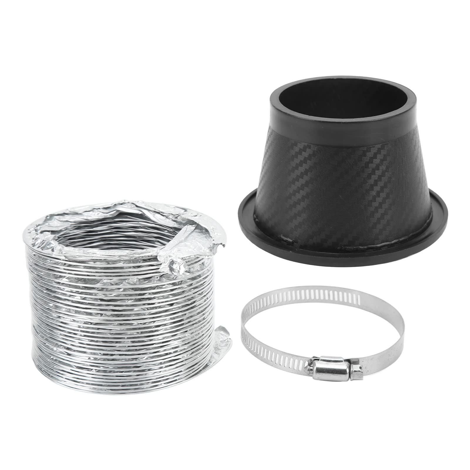 Kit de embudo para tubo de admisión de aire turbo con patrón de fibra ...