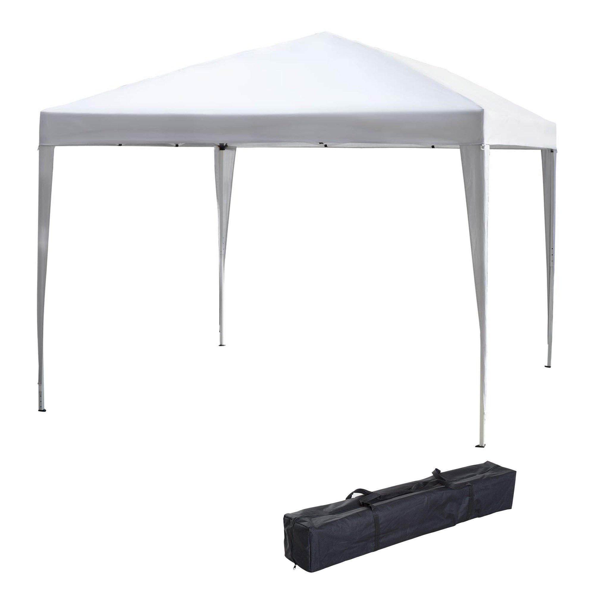 Tonnelle pliante escamotable 2,95 x 2,95 m avec protection UV, pliable ...