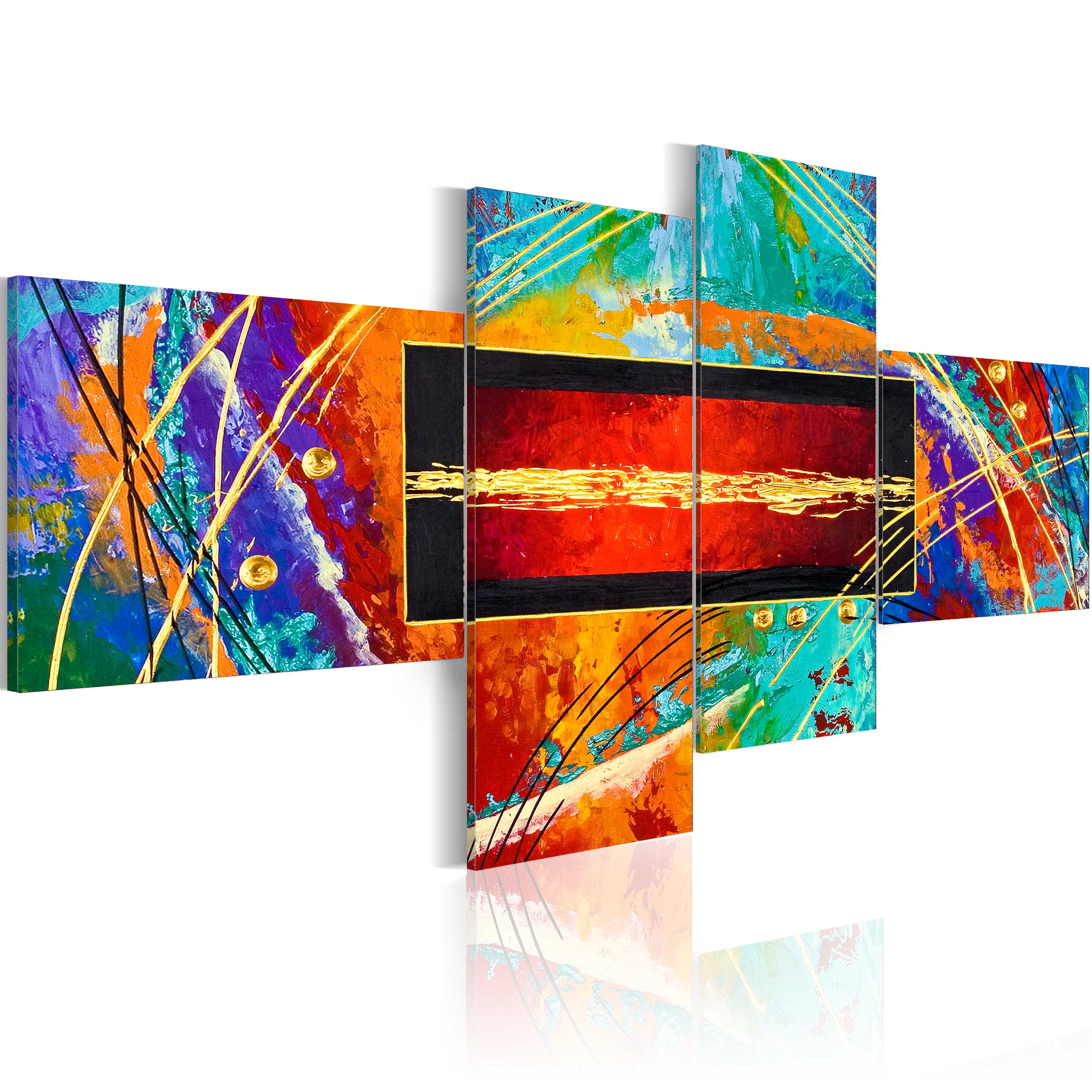 Tableau - Dance of rainbow [200x90] | Leroy Merlin
