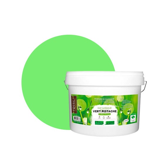 Vert Pistache Peinture interieur aspect mat Natura - Vert Pistache ...