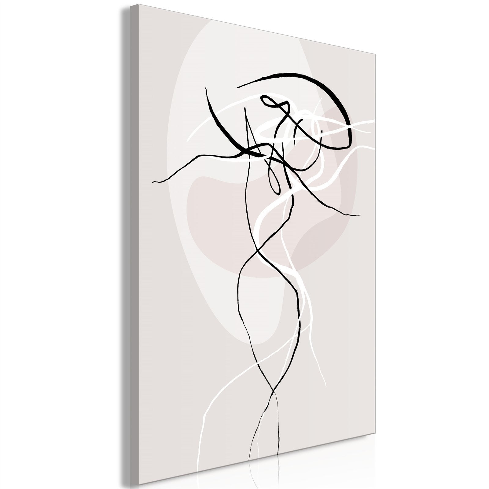 Tableau Beige Energy Vertical - 80 x 120 cm | Leroy Merlin