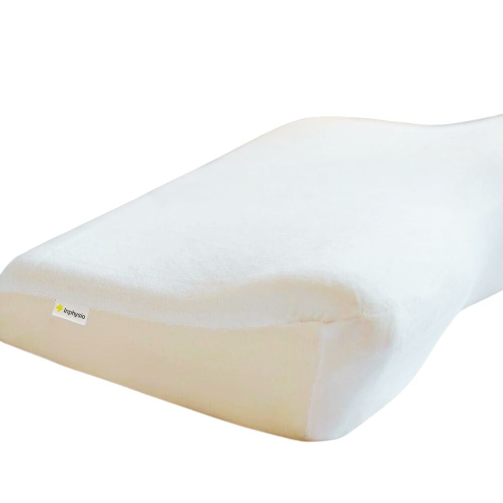 Lot de 2 oreillers INPHYSIO Confort Plus - taie d'oreiller en coton ...