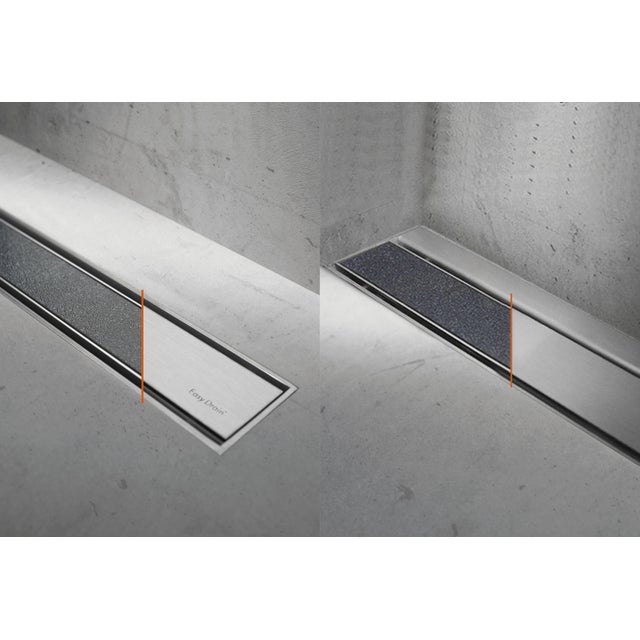 Easy Drain Compact TAF caniveau simple plaque 80cm 50mm avec grille ...